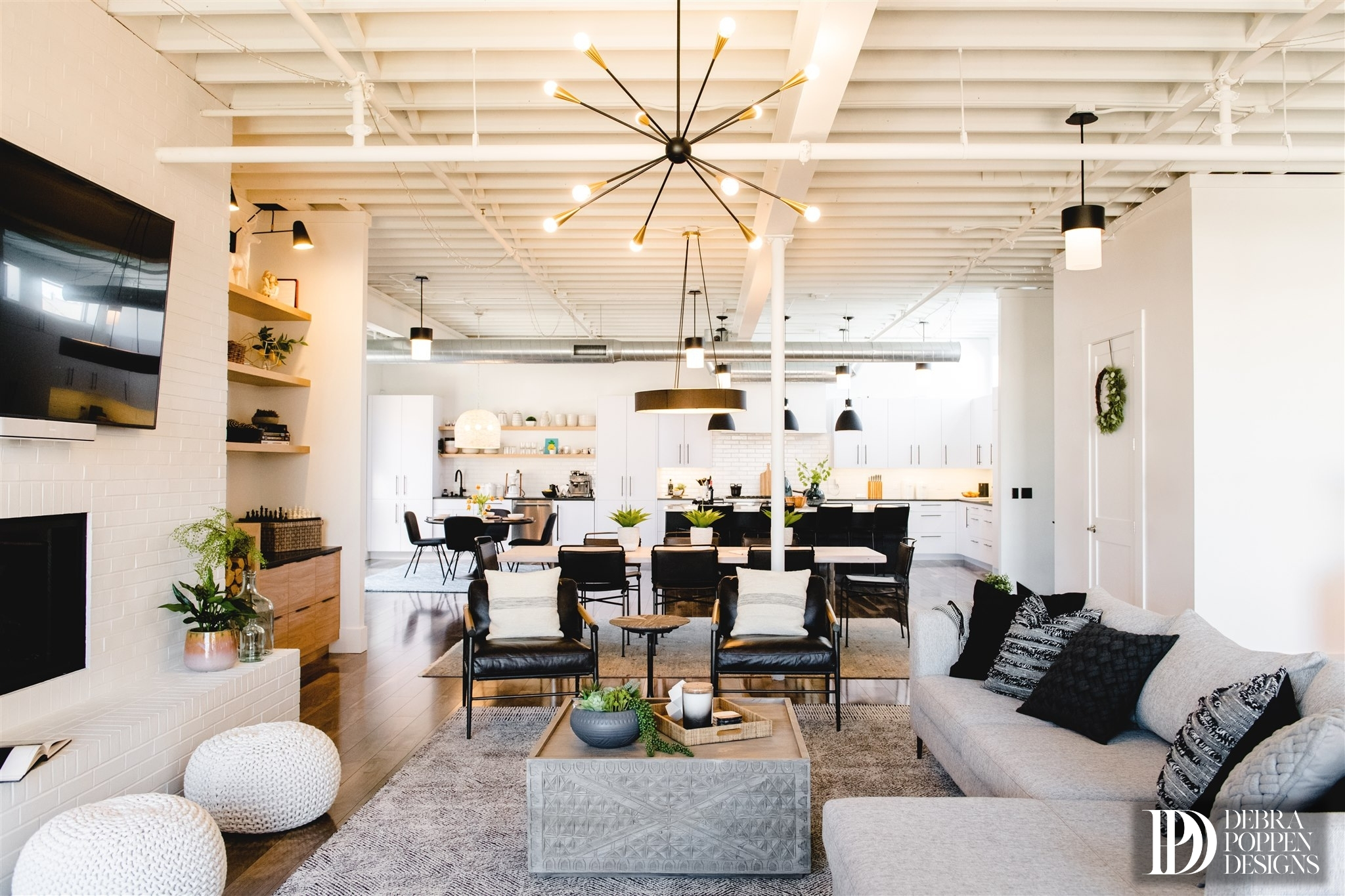 Scandinavian Modern Loft Project – Debra Poppen Designs
